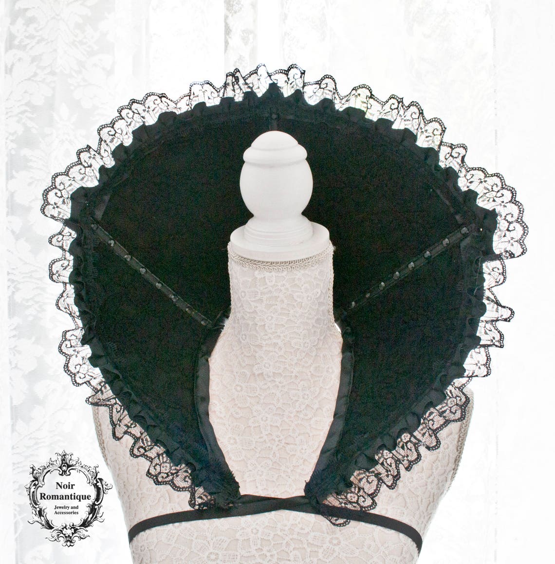 Haute Gothic Lace Collar- Gothic Collar-vampire Collar-wgt-halloween ...