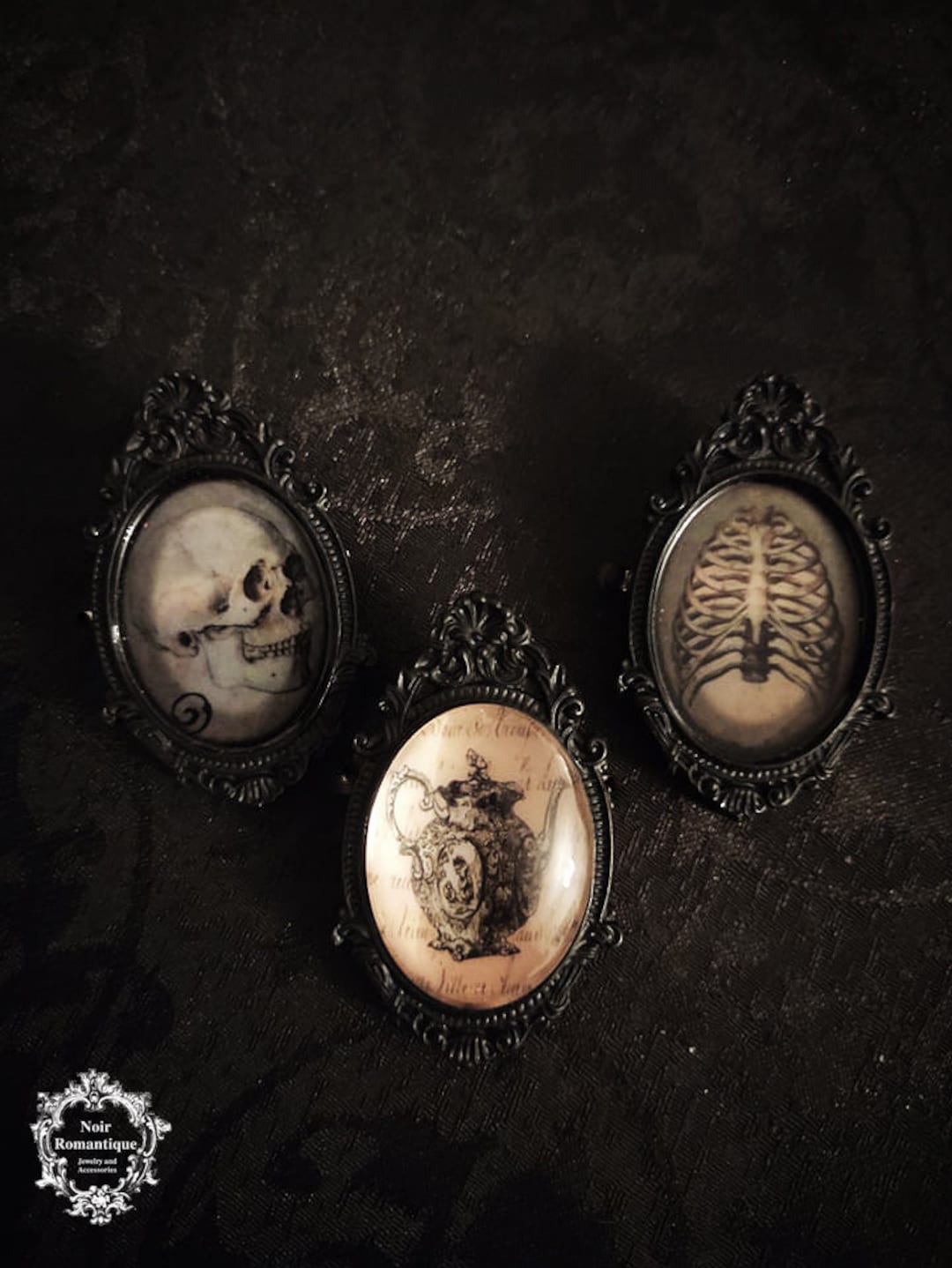 Gothic Brooch-gothic Jewelry-horror Gothic Broochl-gothic Brooch ...