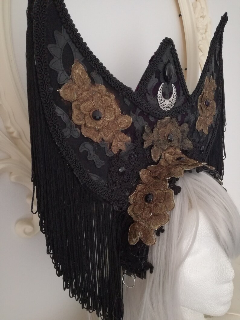 Pandora Headdress,gothic Fantasy Headpiece,gothic Accessories,wgt,ready ...