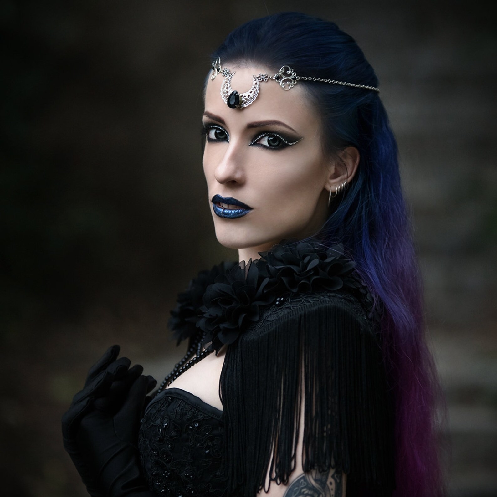 Haute Gothic Lace Shoulder Pads-gothic Pads-bridal - Etsy