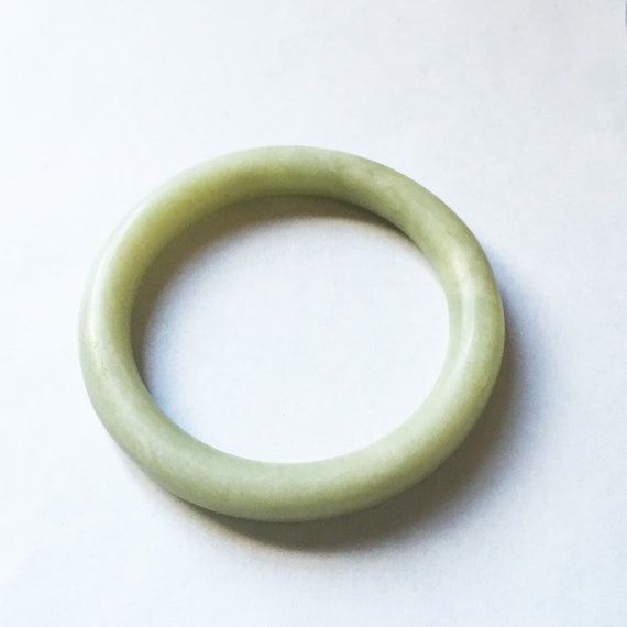 Tall Chinese Jade Seals and Stone Bangles - Gem