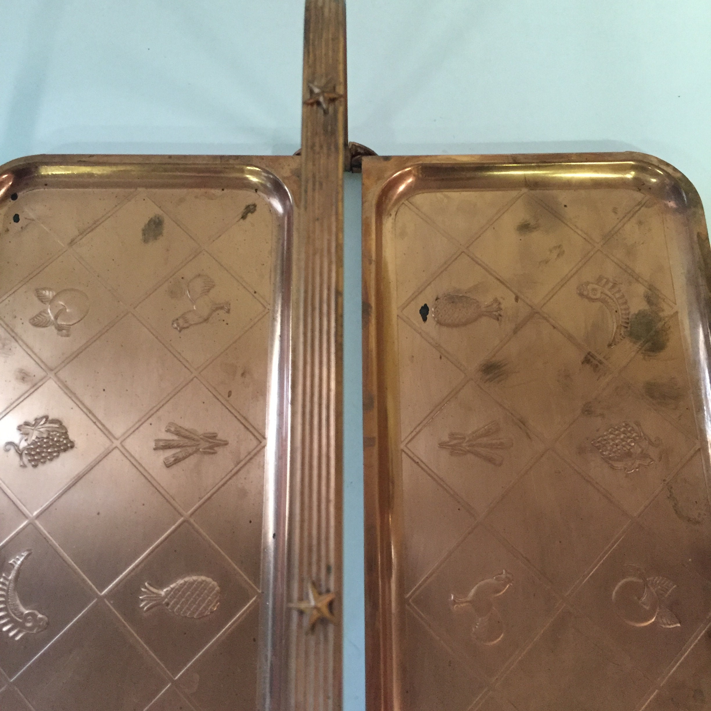 Chase Copper Folding Double Tray - Etsy