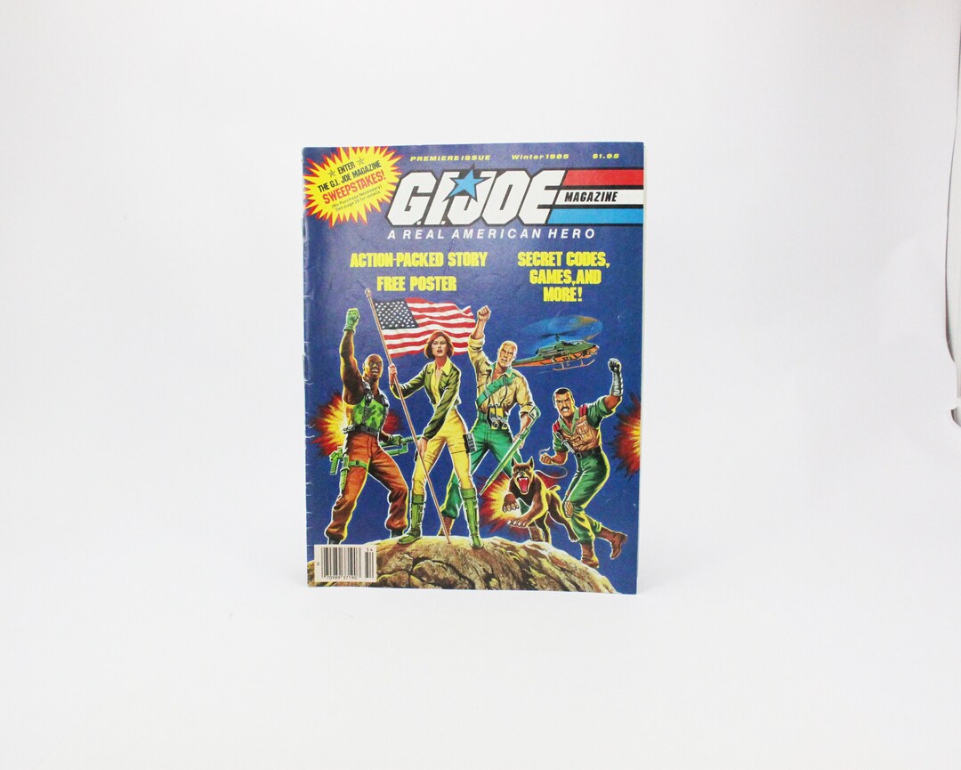 Vintage GI Joe Magazine, A Real American Hero Premiere Issue Winter ...
