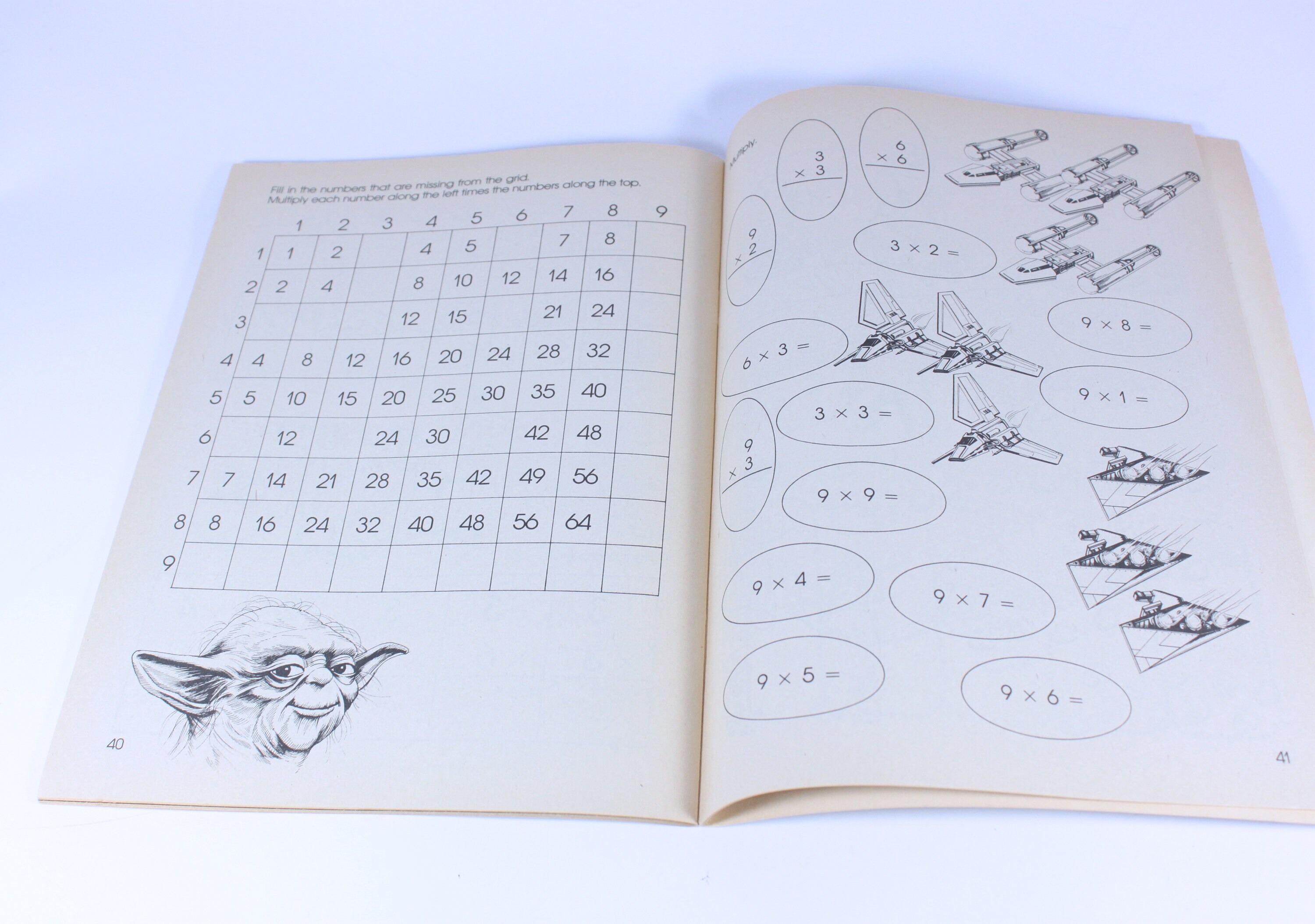 Vintage Book Star Wars Return of the Jedi Multiplication A - Etsy