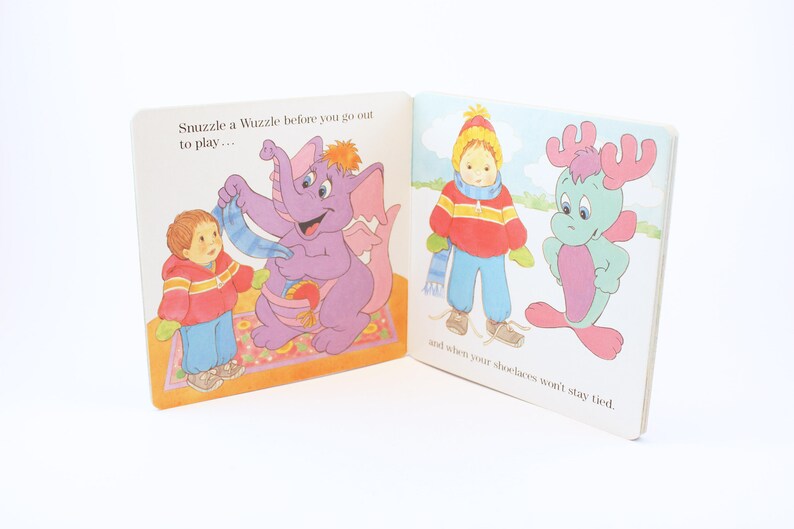 Wuzzle Board Book, When Do You Snuzzle a Wuzzle by Peggy Kahn, 1980s ...