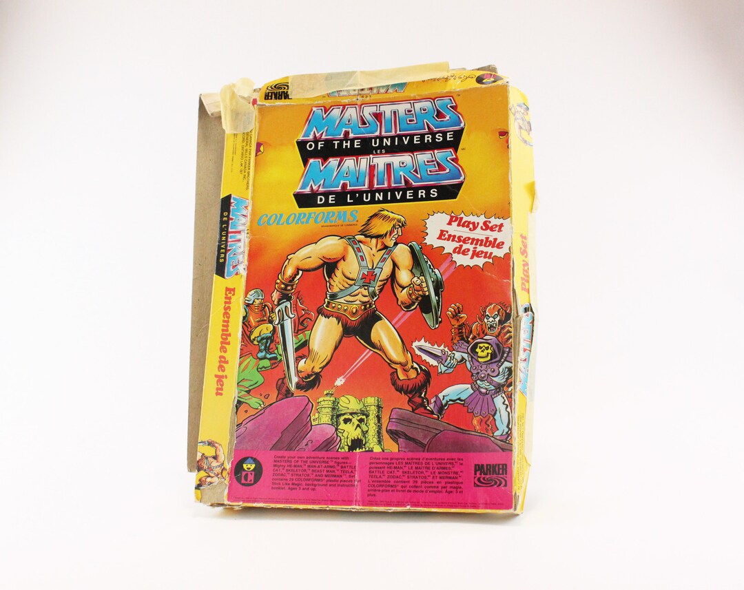 Vintage Colorforms Masters of the Universe Playset 1983 - Etsy