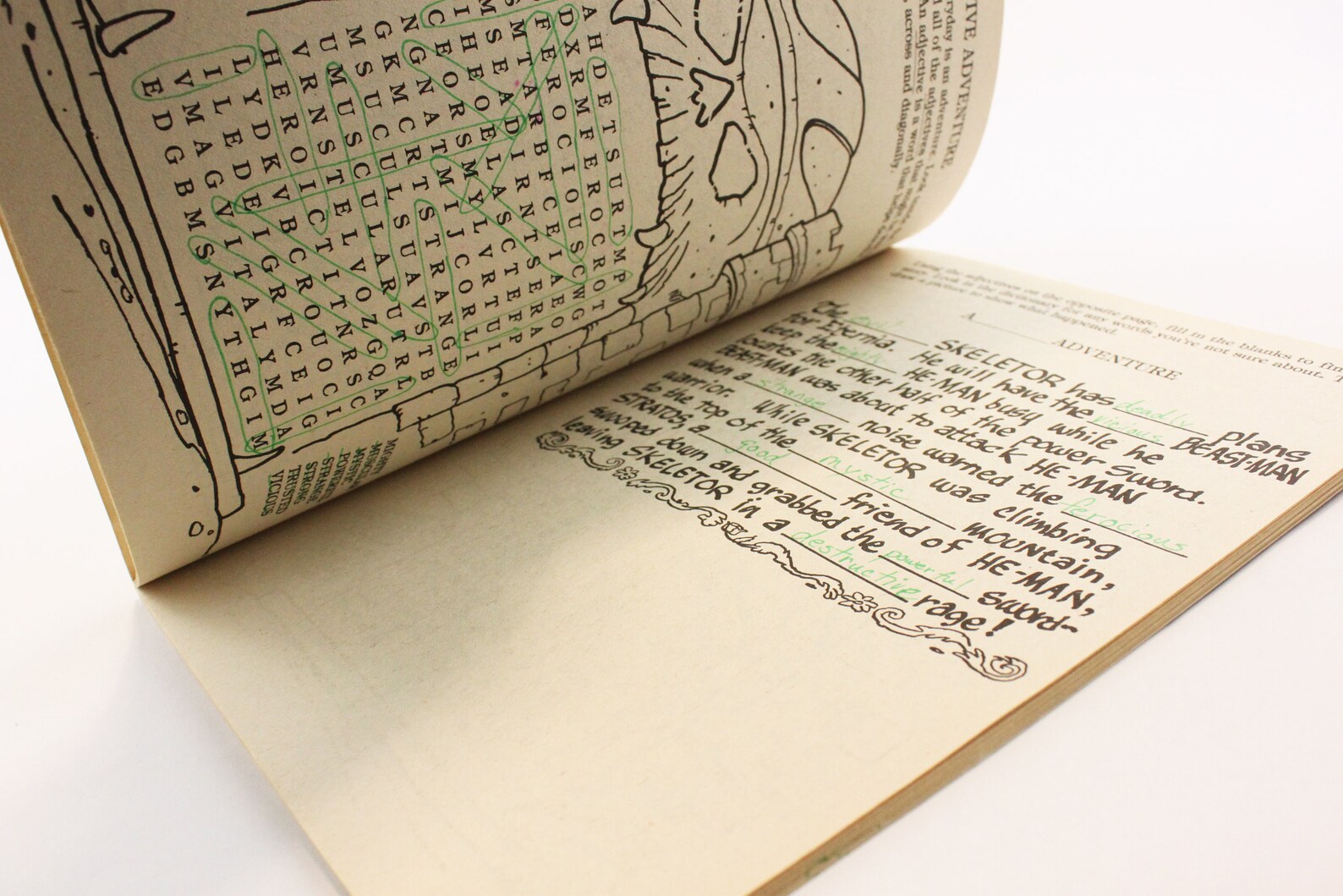 Vintage Masters of the Universe Colouring Book by Golden, Coloring ...