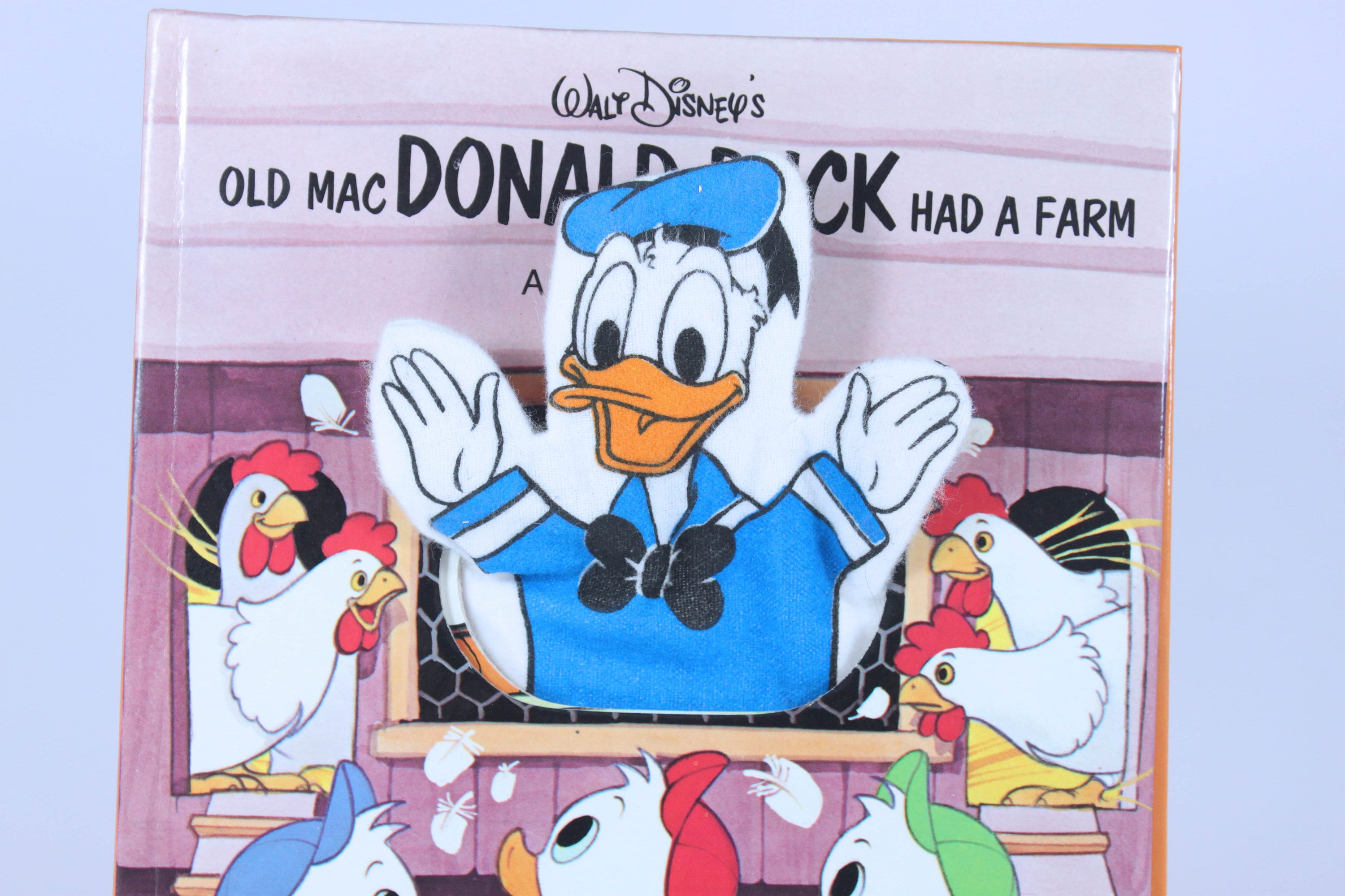 Vintage Book, Walt Disney's Old Macdonald Duck Had a Farm, Puppet Book ...