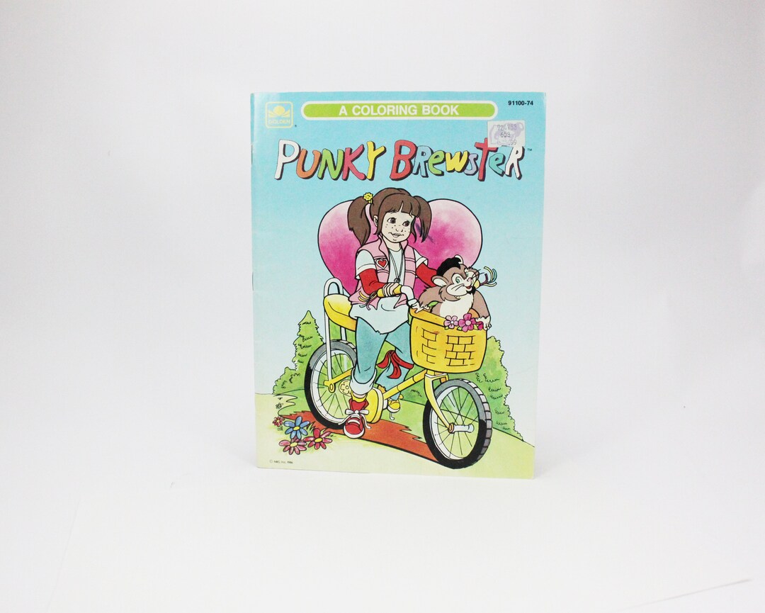 Vintage Punky Brewster Colouring Book by Golden, Coloring Books, 1986 ...