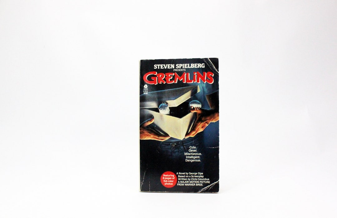 Vintage Book, Gremlins Novel, Presented by Steven Spielberg, Printed in ...