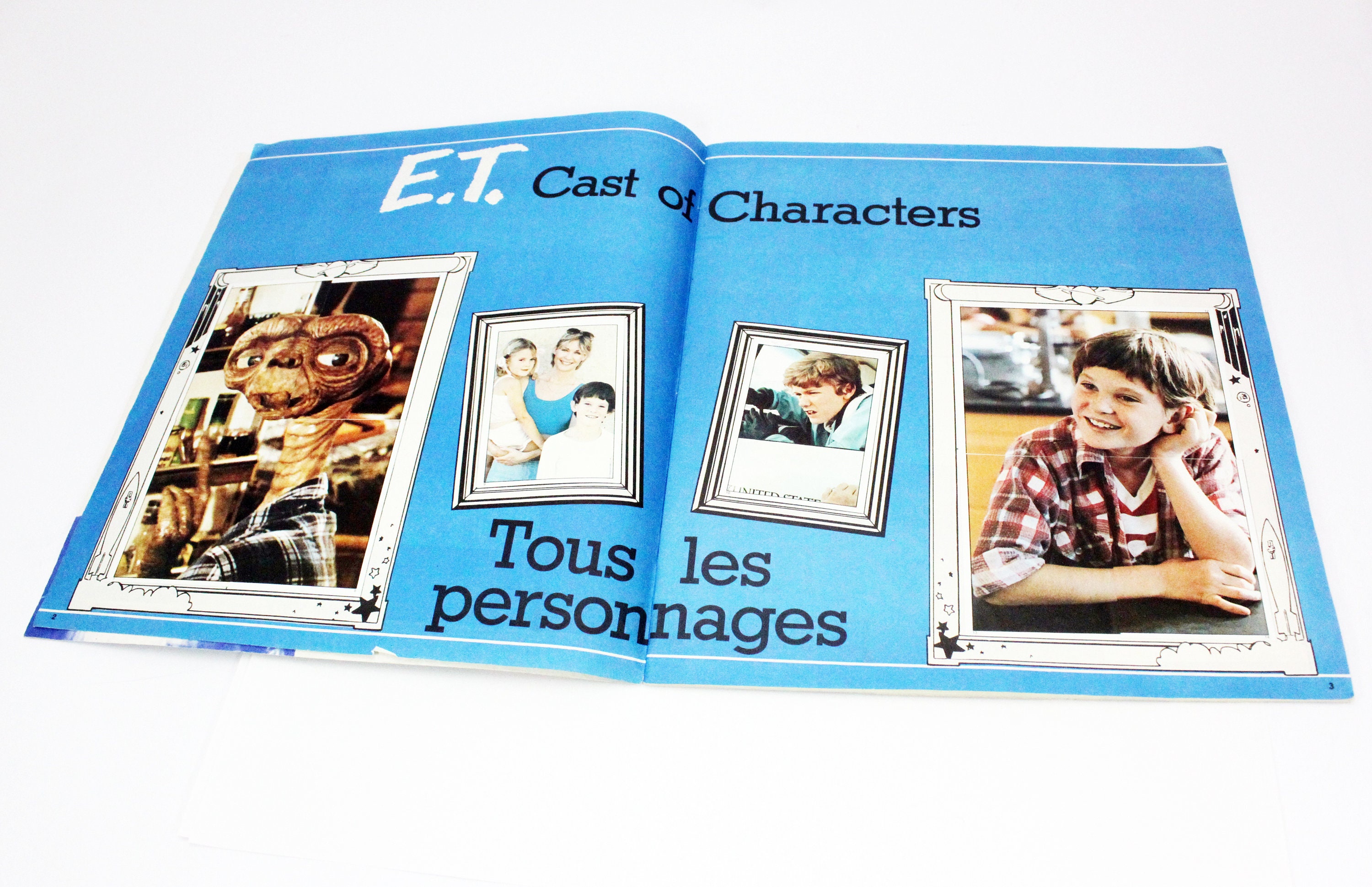 Vintage Sticker Album, 1982 ET Sticker Book, Almost All Stickers in ...