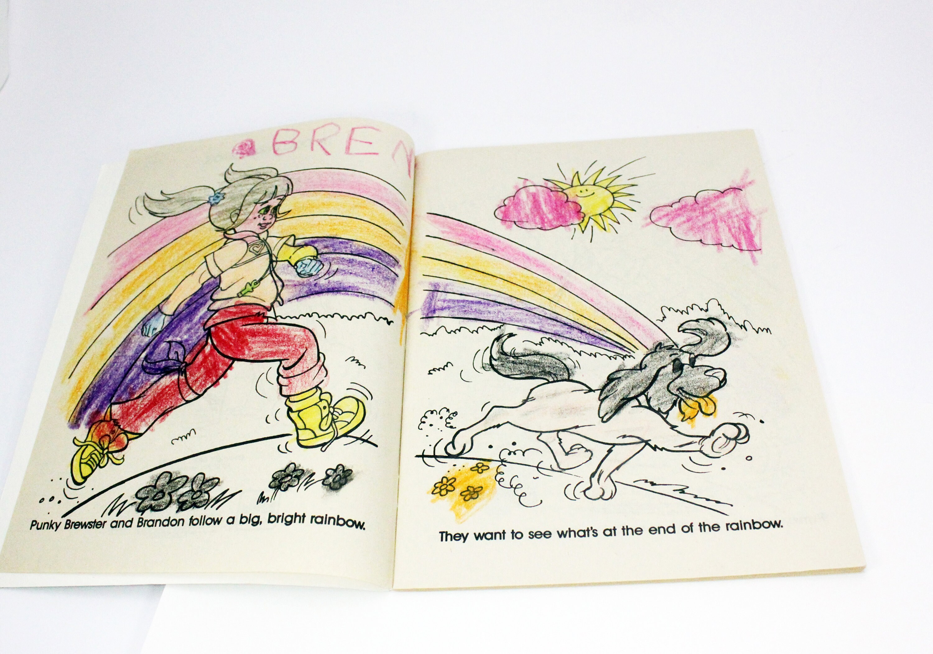 Vintage Punky Brewster Colouring Book by Golden, Coloring Books, 1986 ...