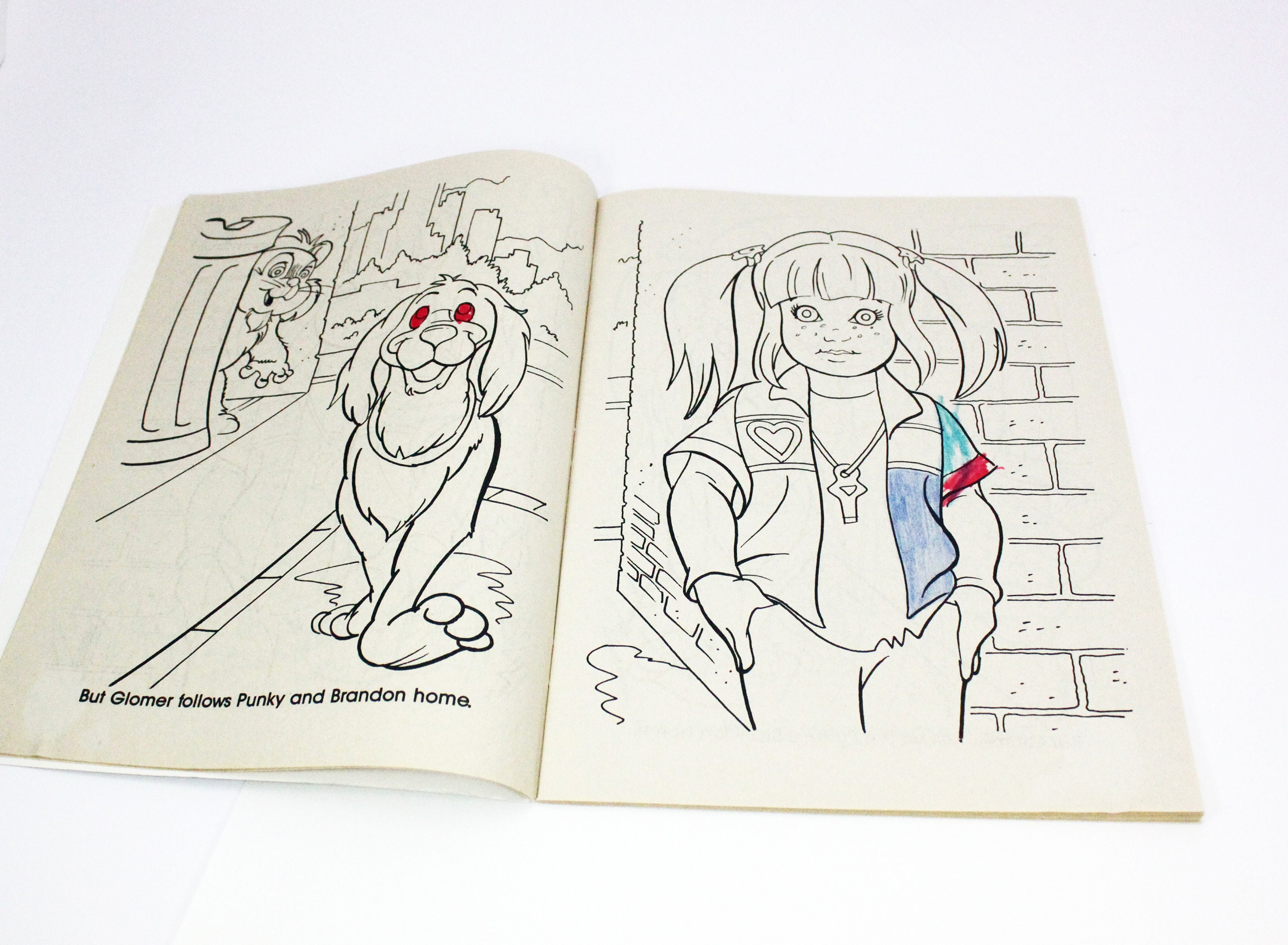 Vintage Punky Brewster Colouring Book by Golden, Coloring Books, 1986 ...