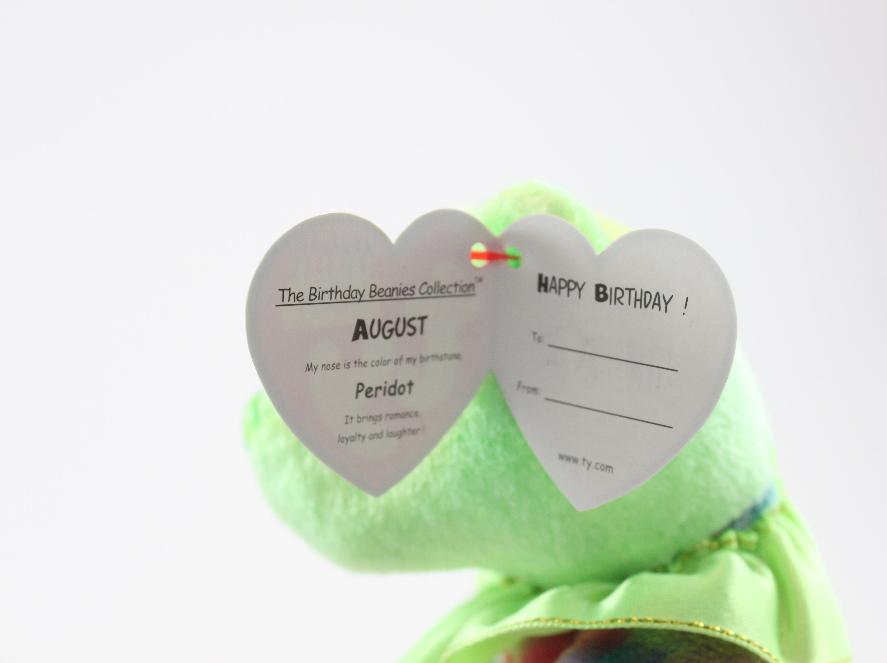 Vintage Peridot Beanie Baby: August Birthday Bear, 2001 - Etsy