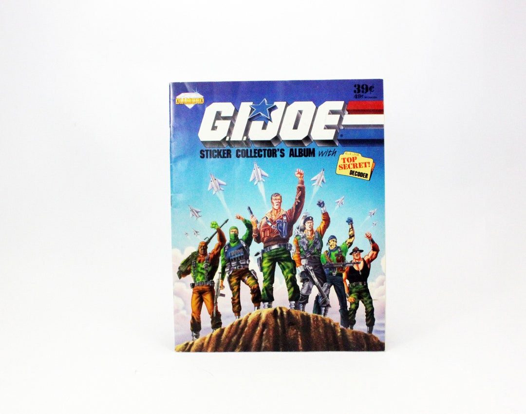 Vintage Sticker Diamond Album, 1984 GI Joe Sticker Book - Etsy