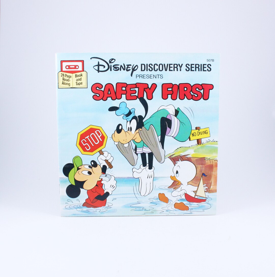 Vintage Disney's Safety First Book - Discovery Series - Etsy