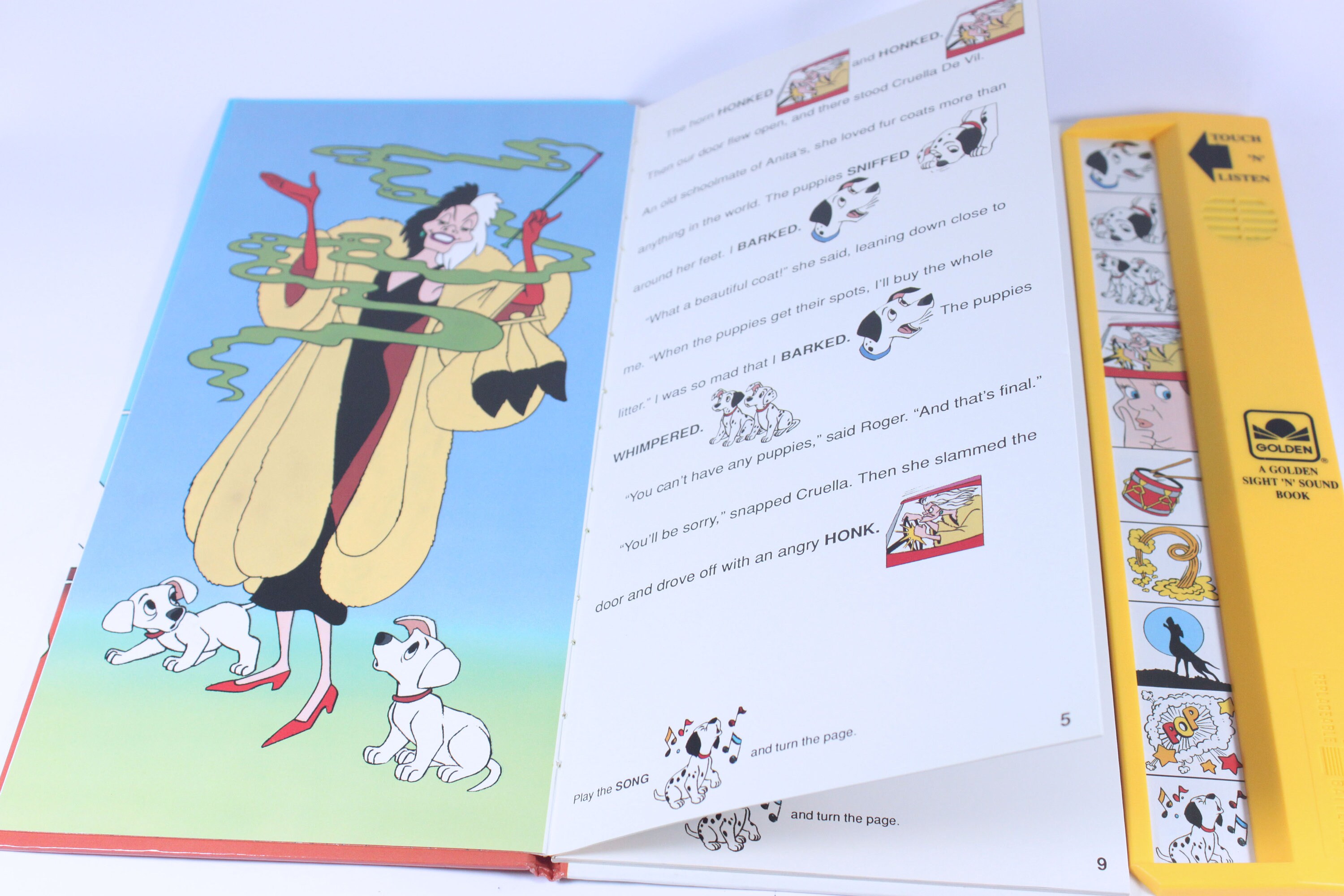 Vintage Book Golden Sound Story Disney 101 Dalmations - Etsy