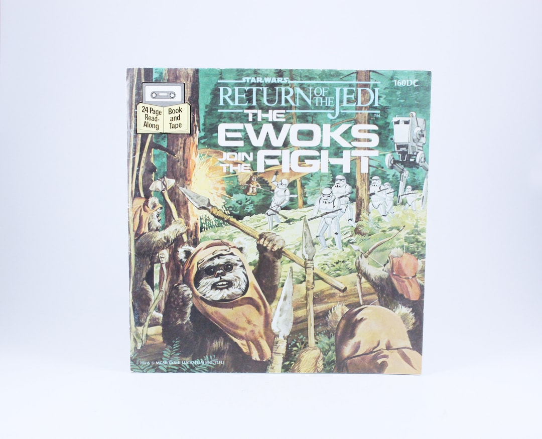 Vintage Book, Star Wars Return of the Jedi, the Ewoks Join the Fight ...