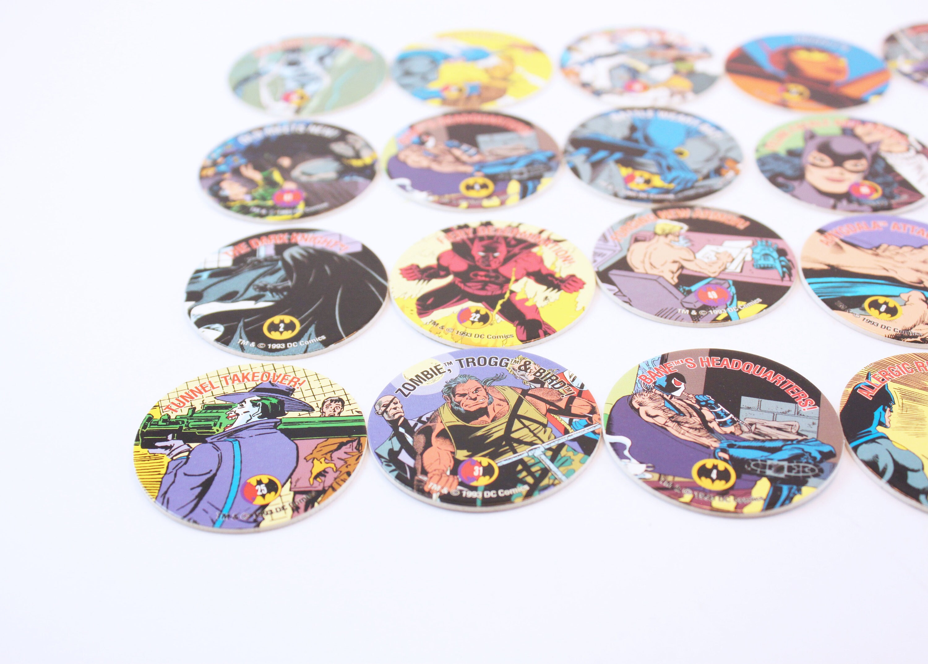 90's POG With Slammers Skycaps DC Comics Pogs 1993 set - Etsy