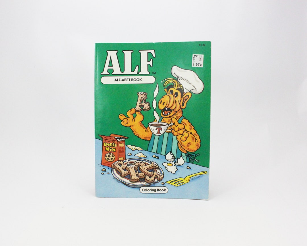 Vintage Alf Alf-abet Book Colouring Book by Golden, Coloring Books ...