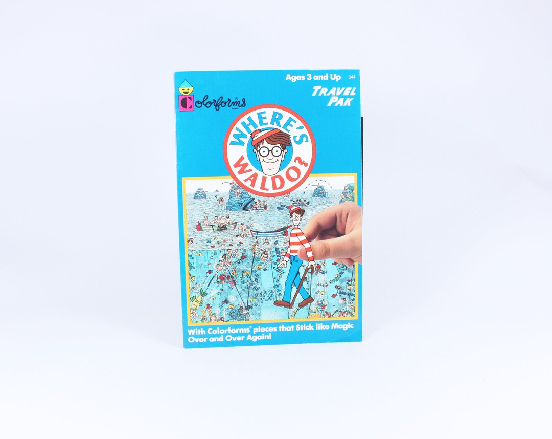 Vintage Colorforms Where's Waldo? Playset 1983 - Etsy