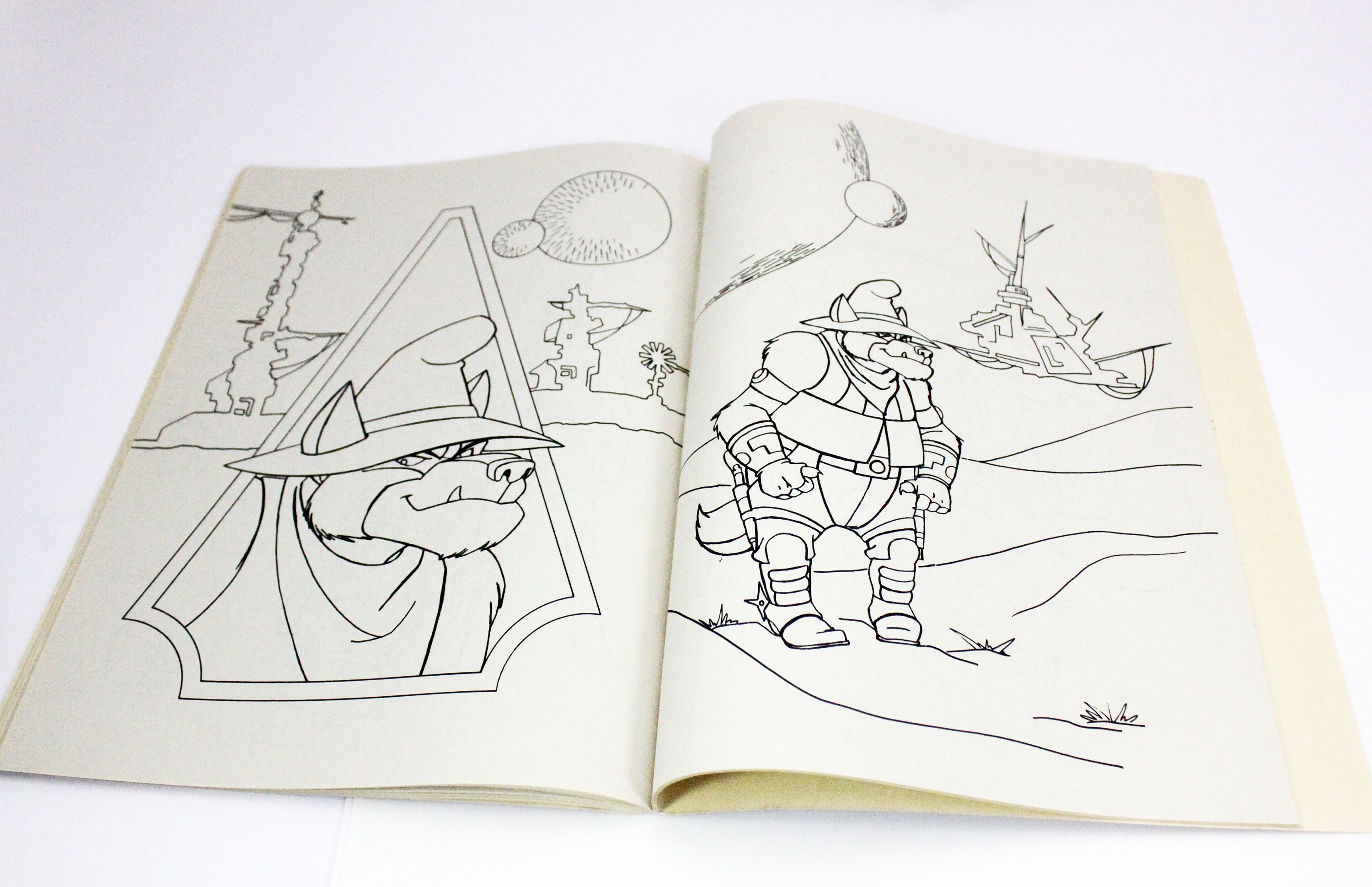 Vintage Filmation's Bravestarr Colouring Book by Golden, Coloring Books ...