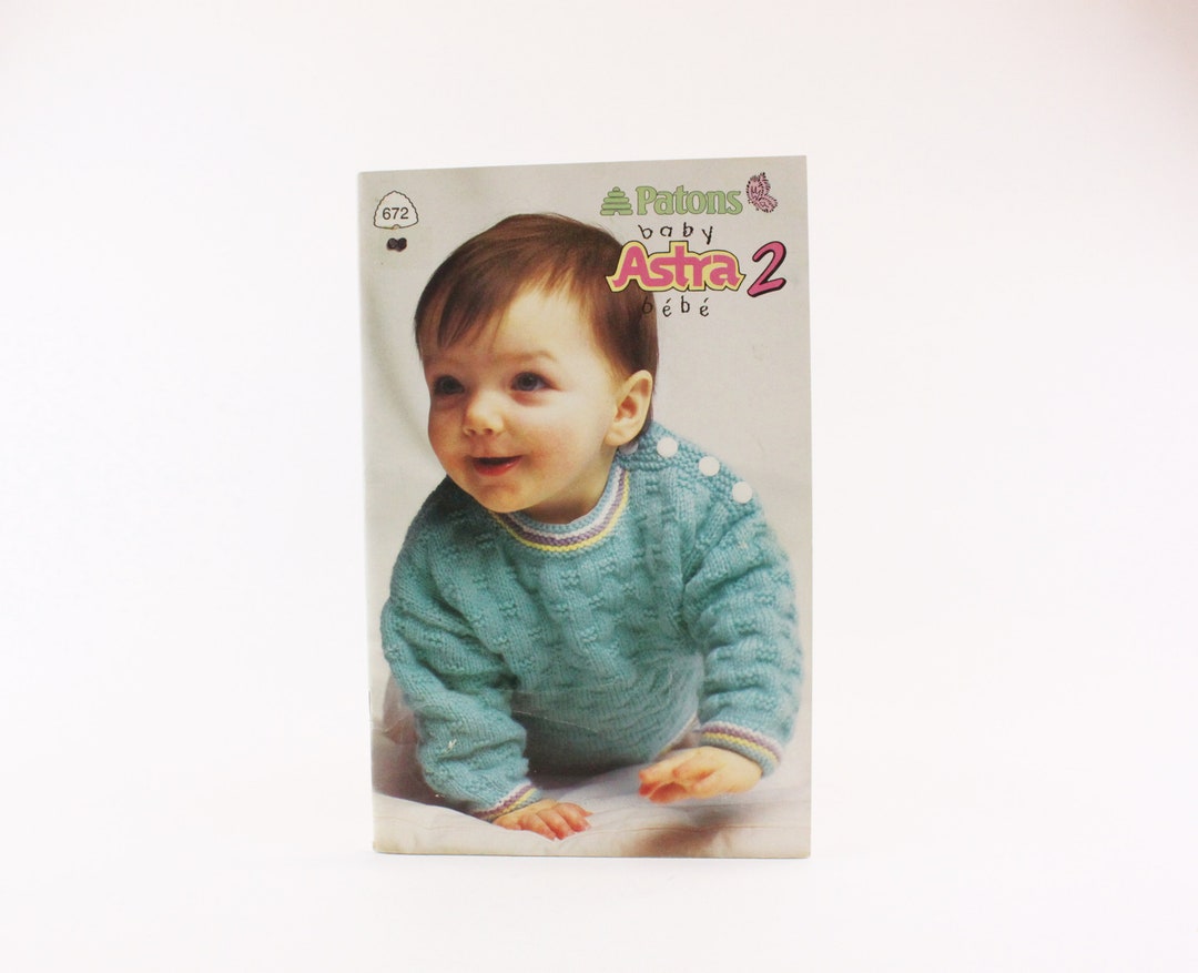 Vintage Knitting Pattern, Patons Baby Astra 2 Bebe, Book No 672 - Etsy