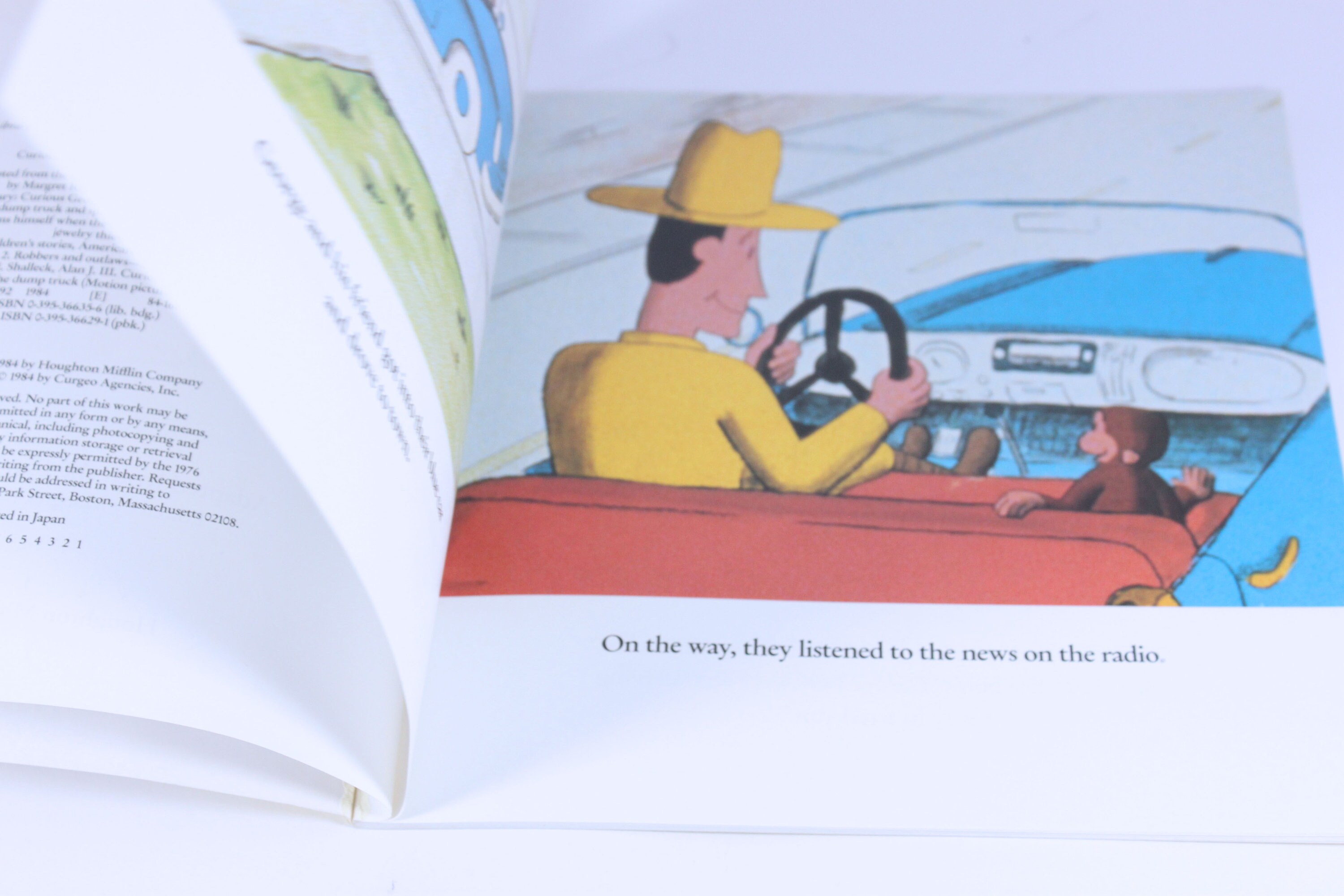 Vintage Book, Curious George and the Dump Truck, Edited by Margret Rey ...