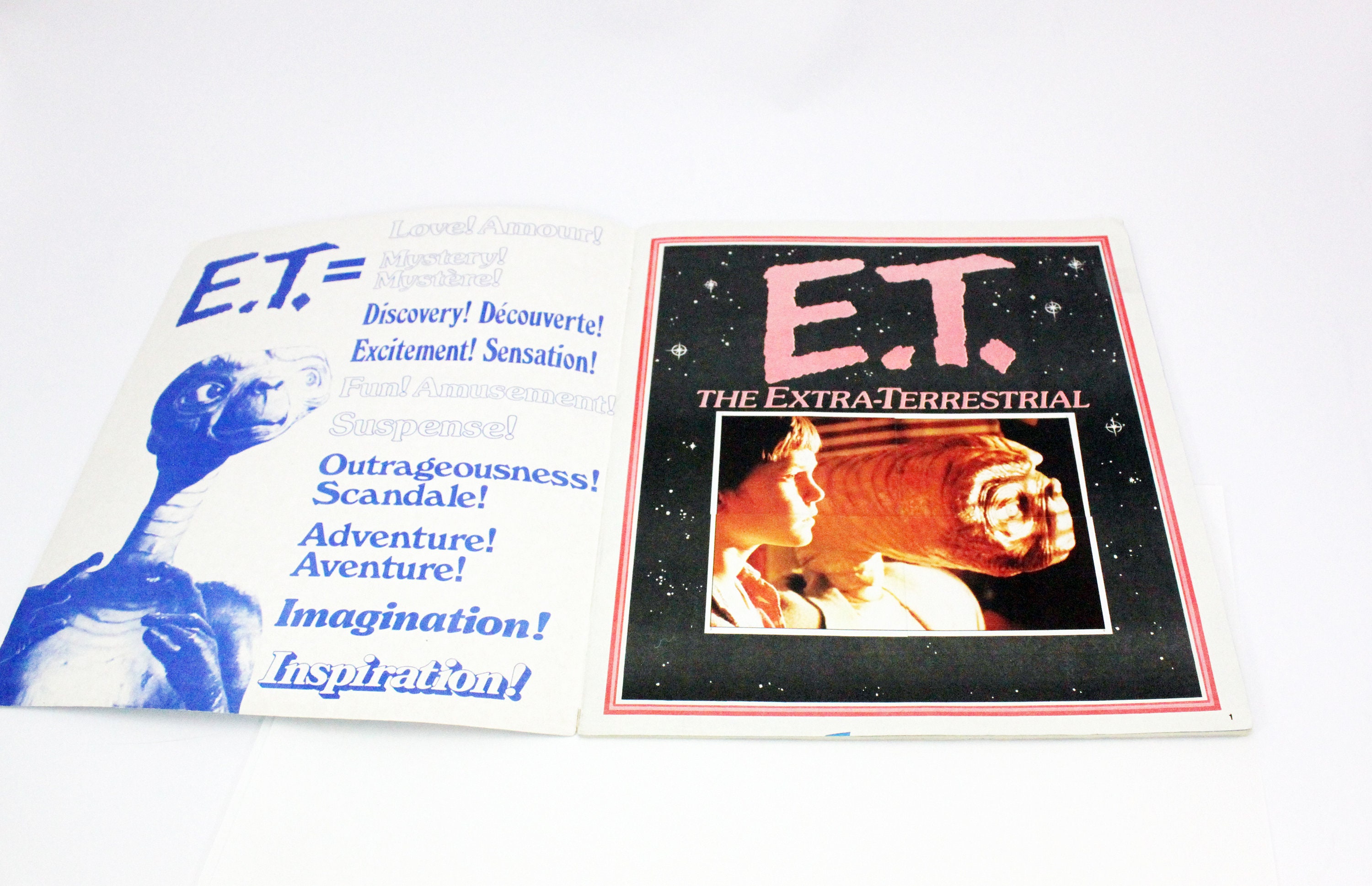 Vintage Sticker Album, 1982 ET Sticker Book, Almost All Stickers in ...