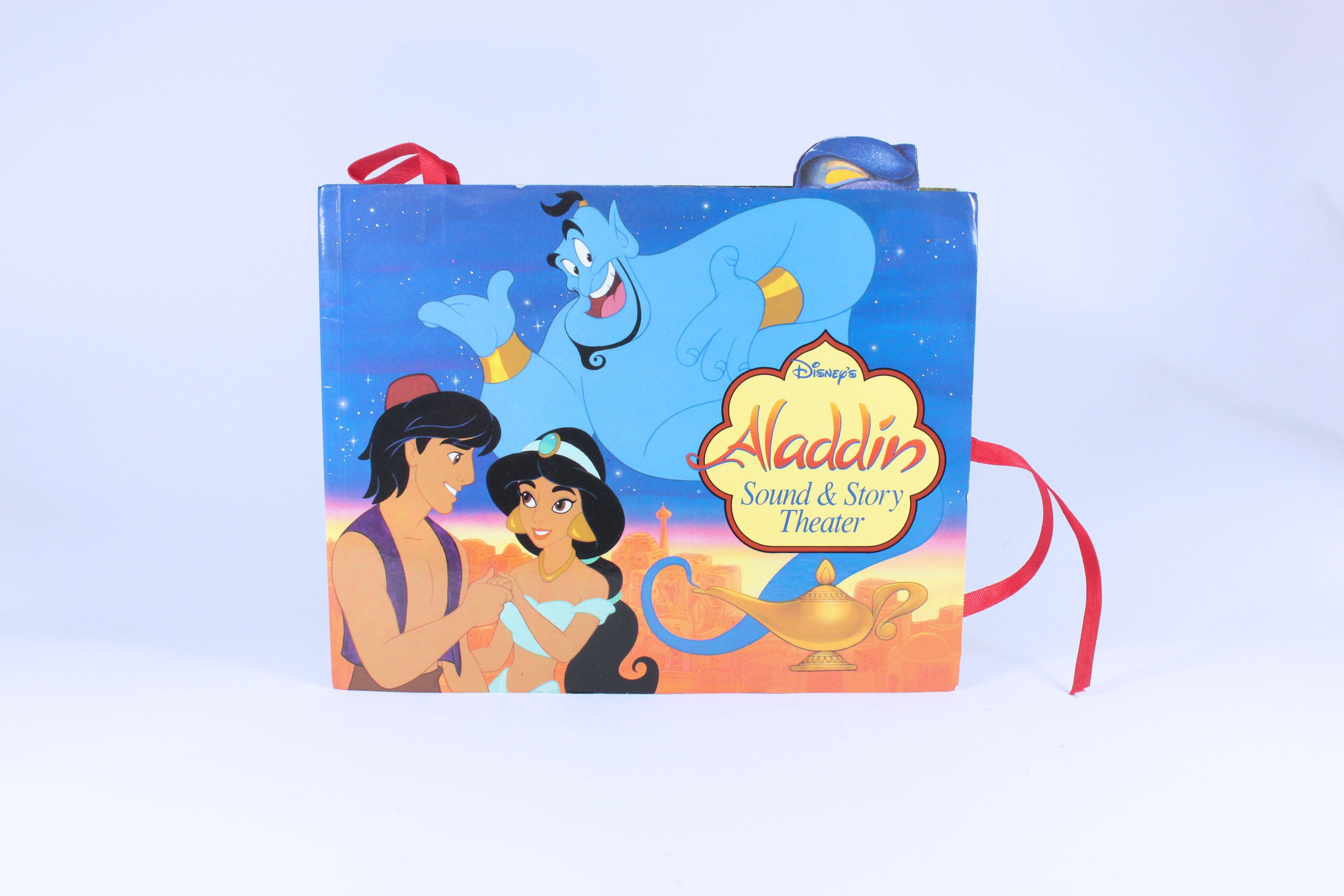 Vintage Book, Walt Disney's Aladdin Sound & Story Theater Pop-up Book ...