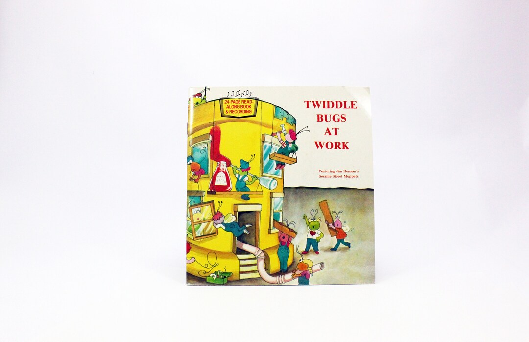 Vintage Book, Twiddle Bugs at Work, Featuring Jin Henson's Sesame ...