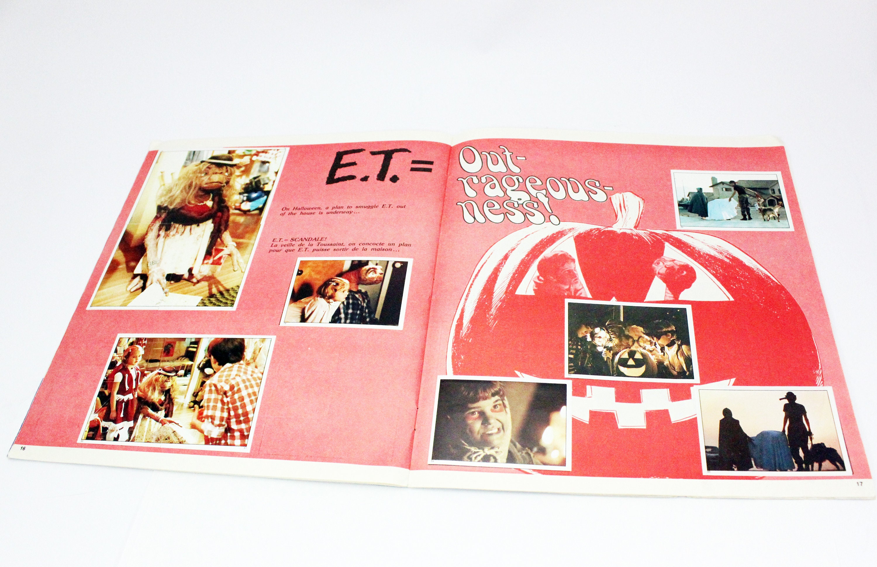 Vintage Sticker Album, 1982 ET Sticker Book, Almost All Stickers in ...