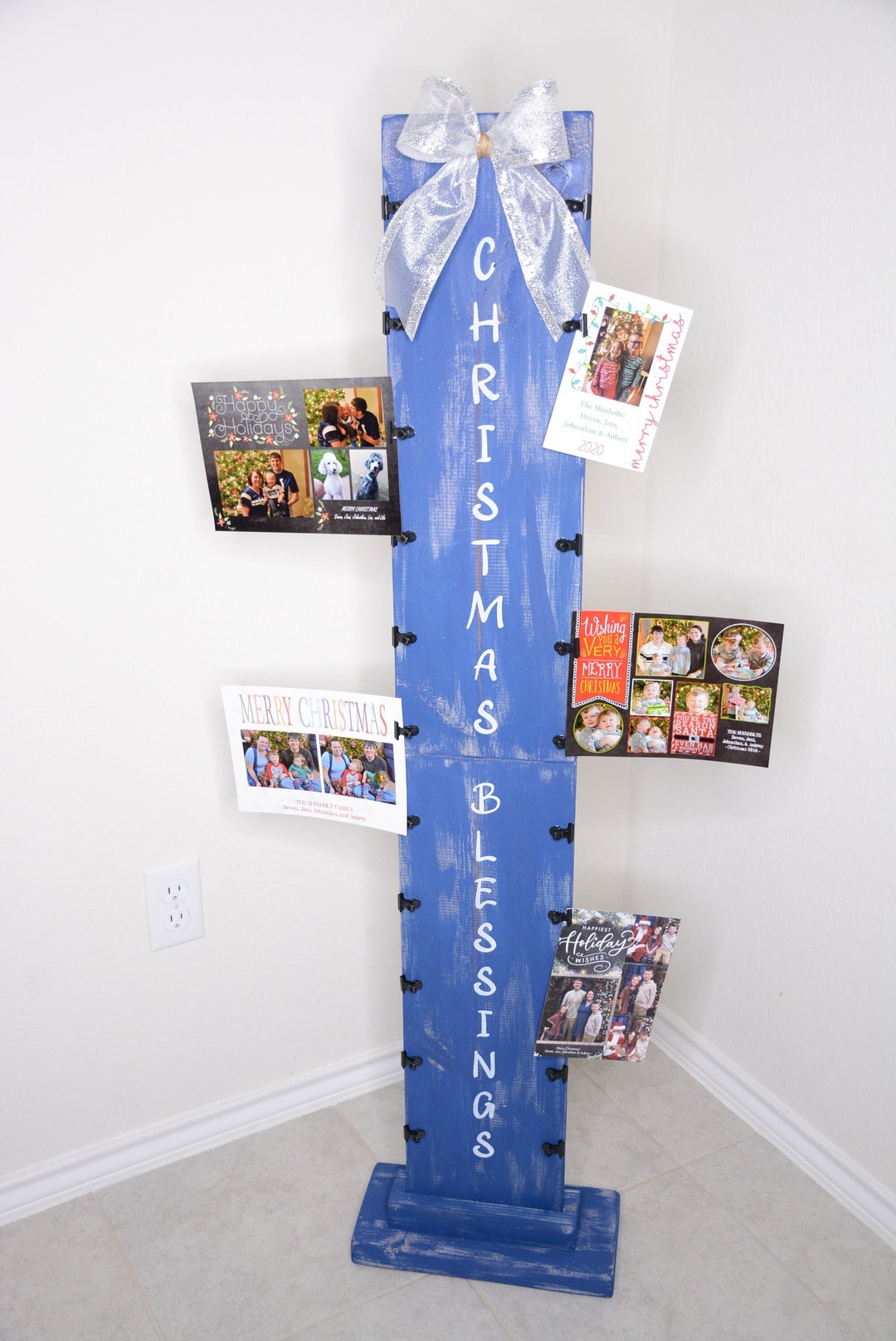 Christmas Card Holder Christmas Card Display Christmas Decoration Merry ...