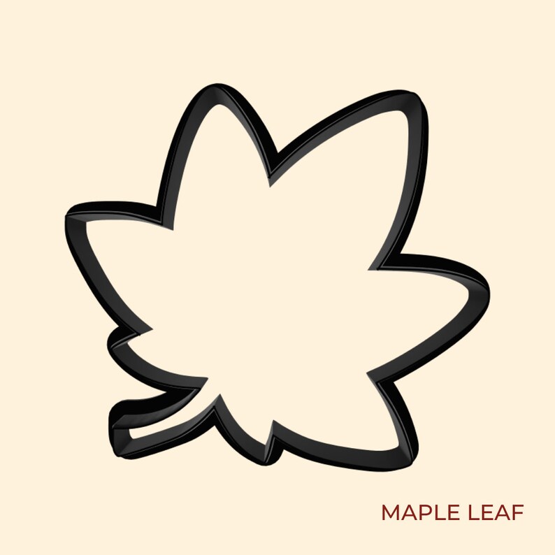 Maple Leaf Cookie Cutter 3d-printed - Etsy
