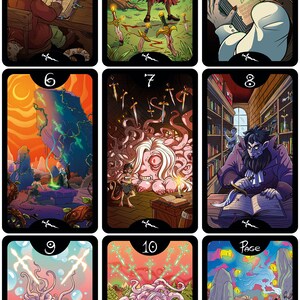 Eldritch Tarot, the Cthulhu Tarot 78 Cards by Artist Sara Bardi ...