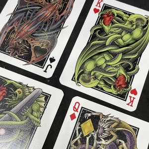 Cthulhu Mythos Poker Double Set (green Edition, Black Edition & Dealer ...