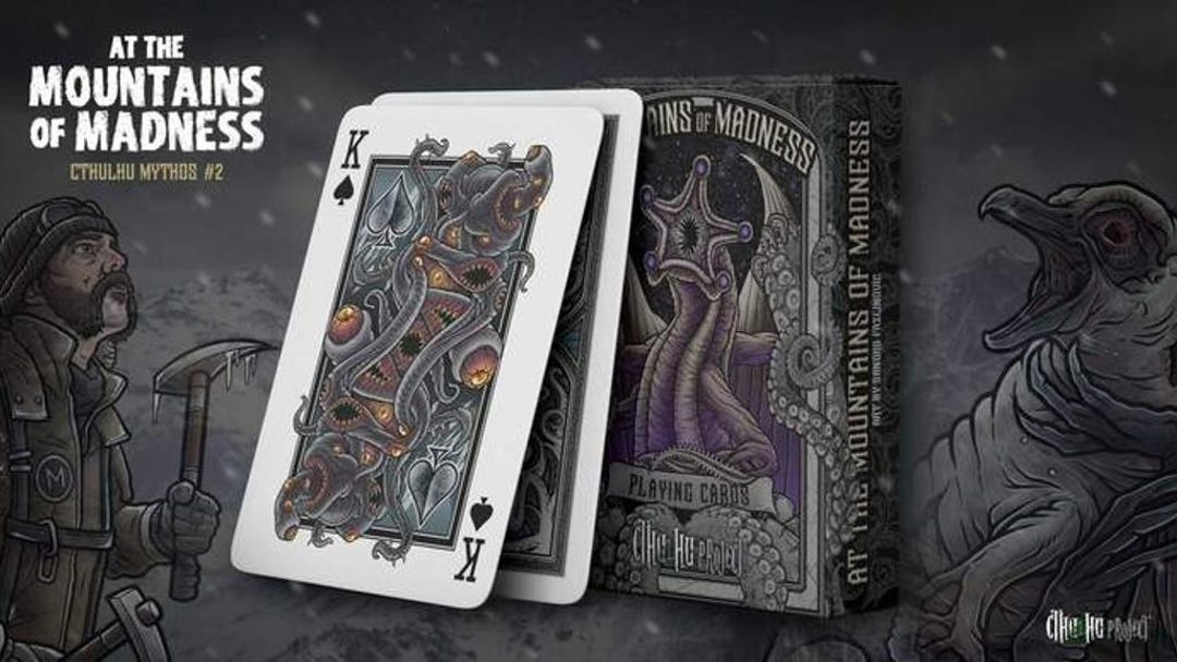 At the Mountains of Madness Poker Deck Lovecraft - Cthulhu Mythos ...