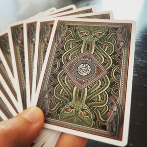 Cthulhu Mythos Poker Double Set (green Edition, Black Edition & Dealer ...