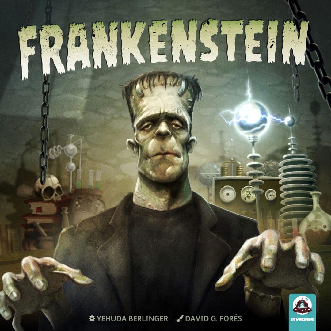 Frankenstein Board Game. A Family Strategy Game of Monster Building and ...