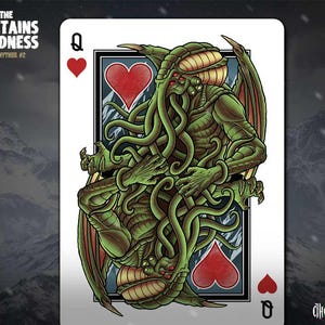 Cthulhu Poker Case With 2 Decks at the Mountains of Madness - Etsy