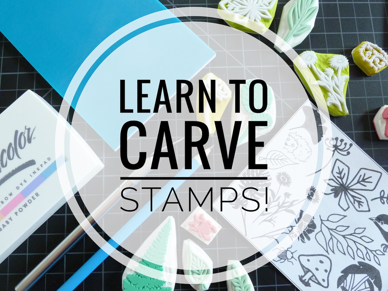 Learn to Carve Rubber Stamps, How to Carve Eraser Stamps, Stamp Carving ...