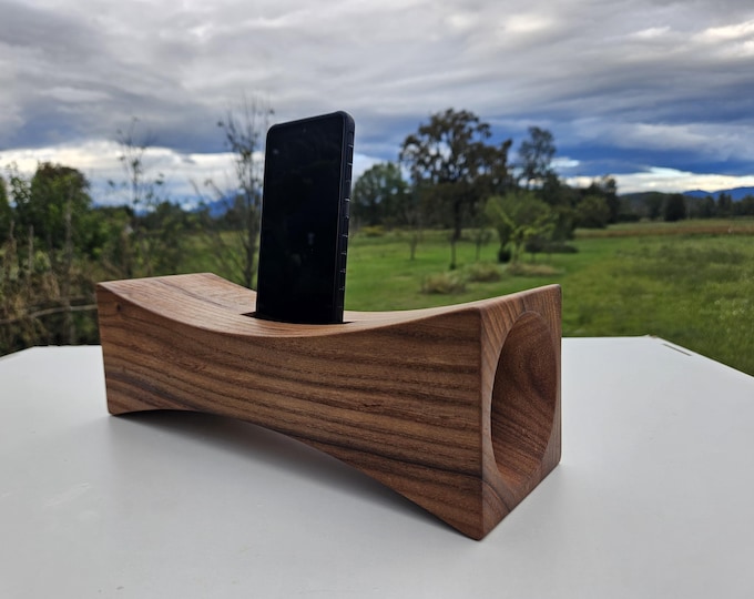 Wooden Phone Speaker Sound Amplifier Phone Stand - Etsy