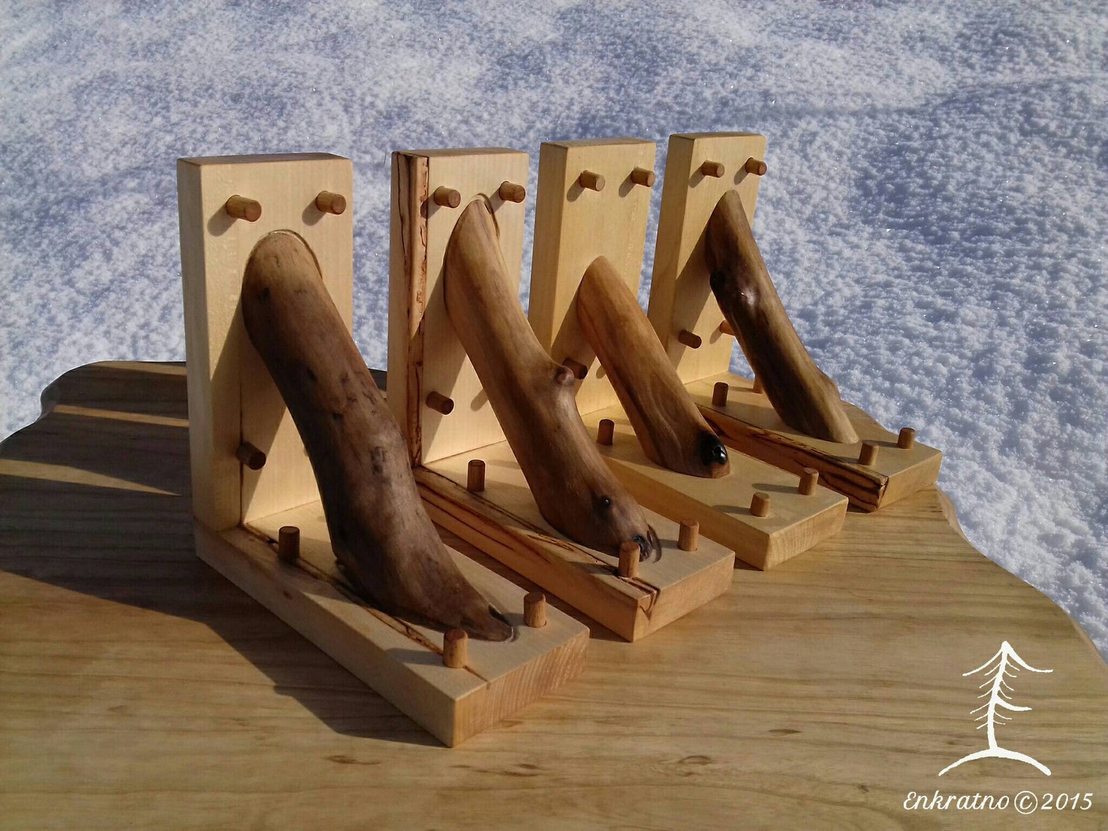 Unique Wooden Shelf BRACKETS RUSTIC Handmade CORBEL Wood | Etsy