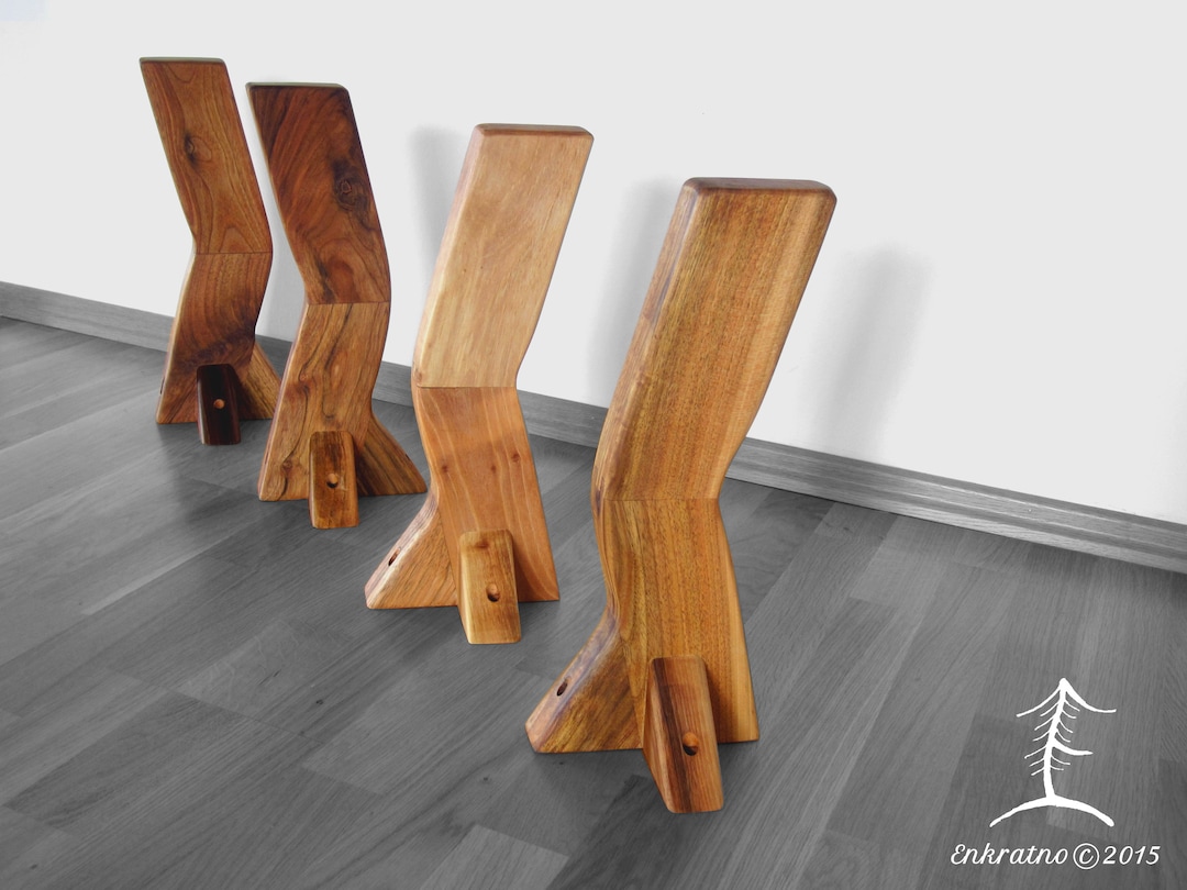 Wooden Coffee Table Legs, Made of Walnut Wood, Pear, Spruce, Ash Wood ...