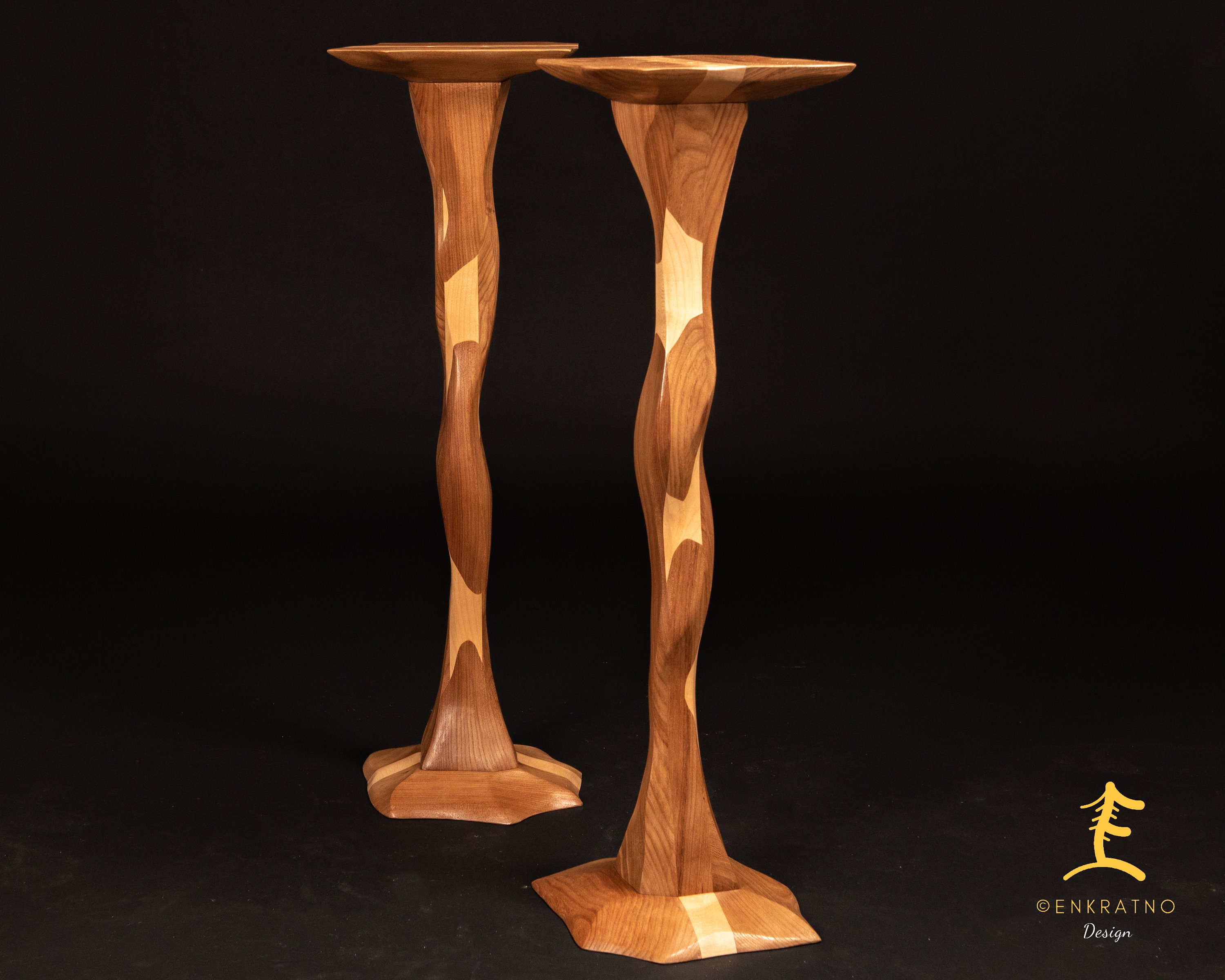 Twisted Wood Table Legs, Elm & Ash, Custom Sizes - Etsy UK