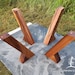 ANGLED TABLE LEGS / Thick Table Legs / Coffee Table Legs Round Table ...