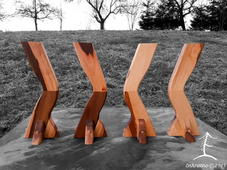 WALNUT Coffee Table Legs/wood Table Legs/table - Etsy