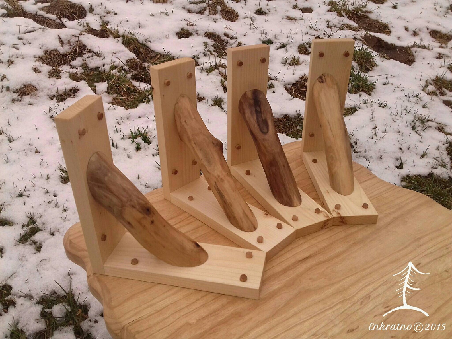 Unique Wooden Shelf BRACKETS RUSTIC Handmade CORBEL Wood | Etsy