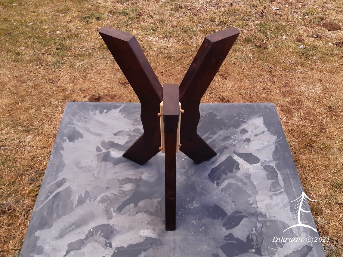 TRIPOD TABLE LEGS / tripod table base / table base for glass | Etsy