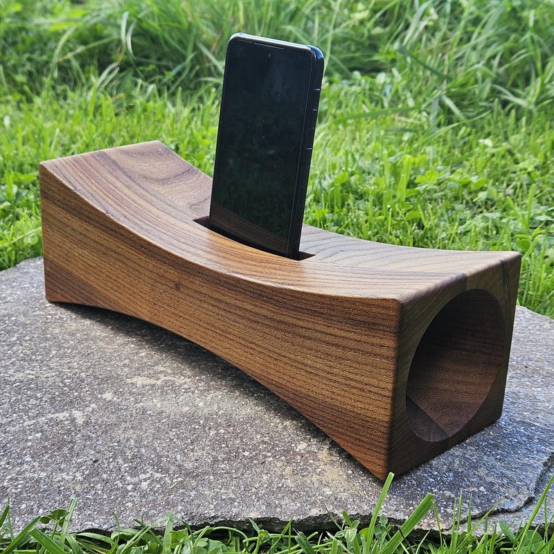 Wooden Phone Speaker - Etsy